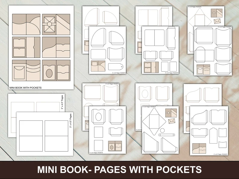 Junk Journal Chippy | Printable Templates Mega Kit